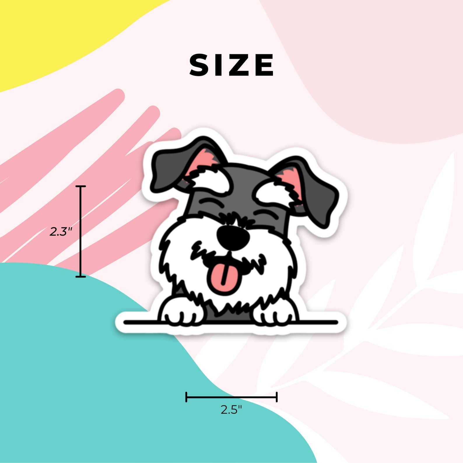 Miniature Schnauzer Stickers Mini Schnauzer Sticker Set - Etsy