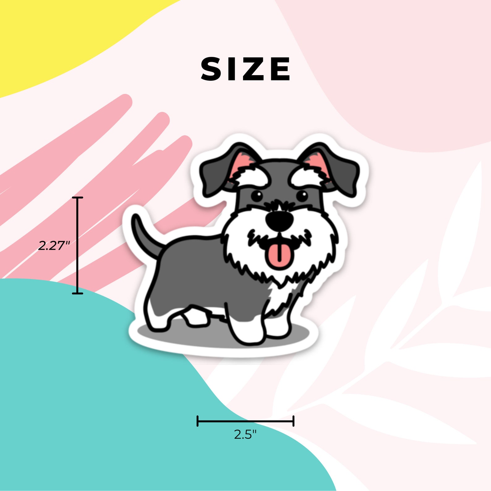Miniature Schnauzer Stickers Mini Schnauzer Sticker Set - Etsy