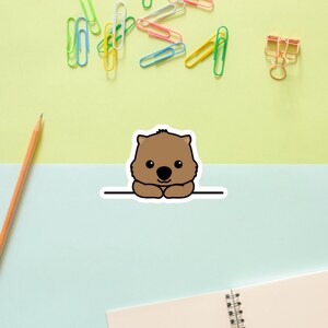 Wombat Sticker Cute Wombat Sticker Baby Wombat Stickers for Wombat ...