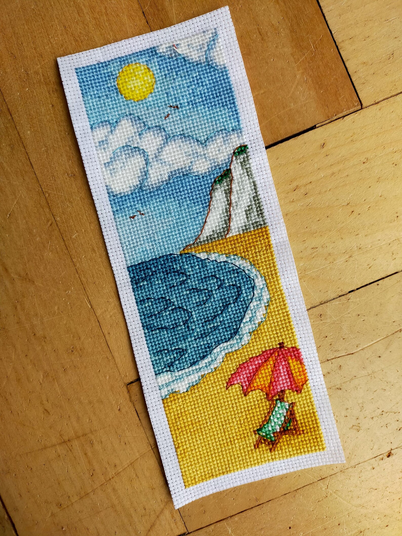 Cross Stitch Bookmark Set of 4 Seasons Spring Summer Fall | Etsy