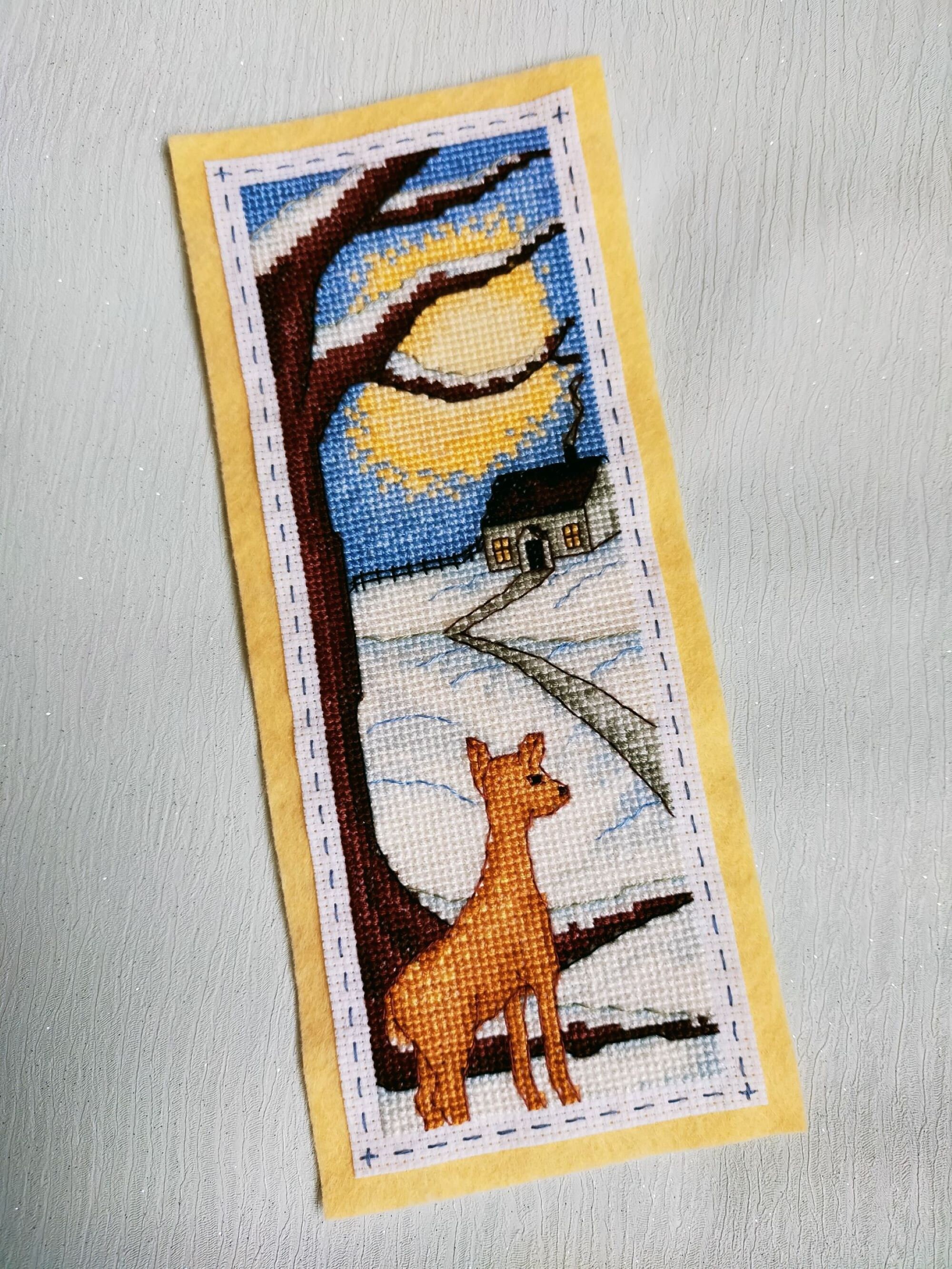 Cross Stitch Bookmark Set of 4 Seasons Spring Summer Fall | Etsy