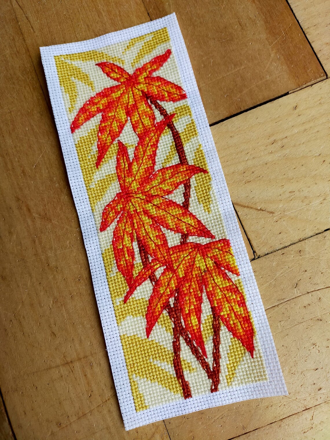 Cross Stitch Bookmark Set of 4 Seasons Spring Summer Fall | Etsy