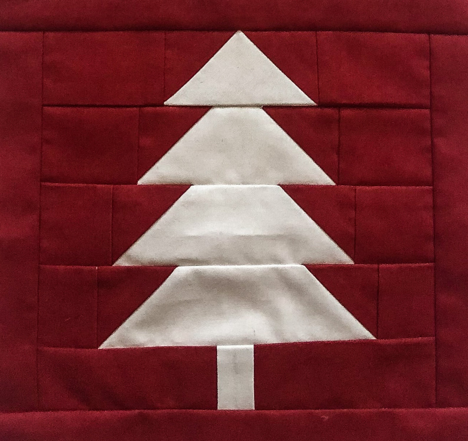 Christmas Tree Quilt Block Downloadable Quilt Block Pattern - Etsy