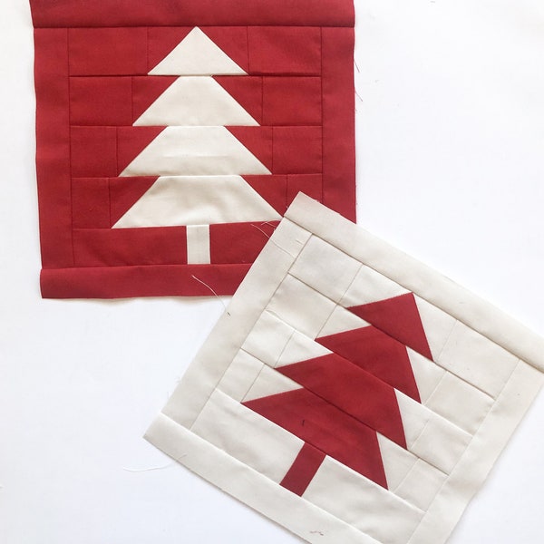 Tree and Star Quilt Pattern - Etsy