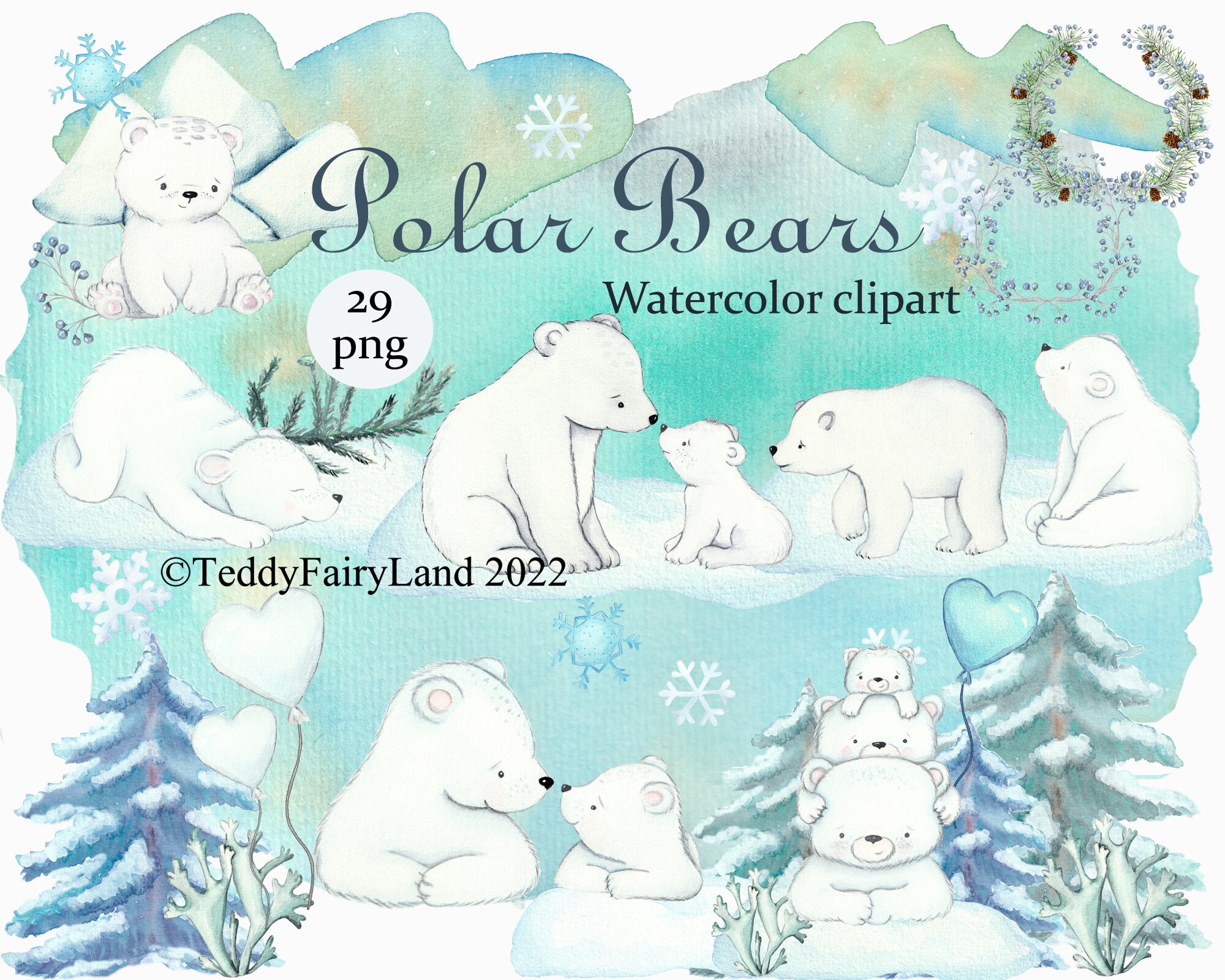 Polar Bear Clip Art