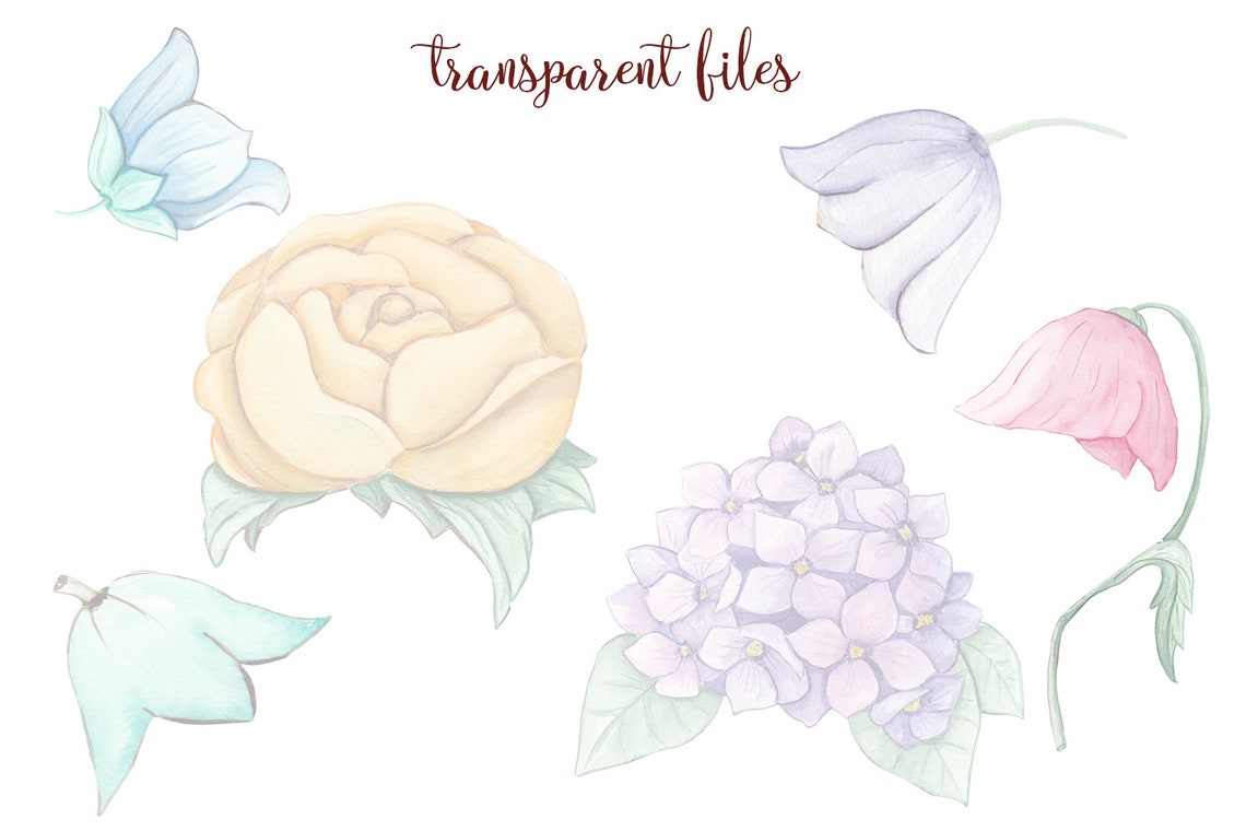 Fairy Tale Characters. Floral Little Fairies Clipart. Fairy - Etsy