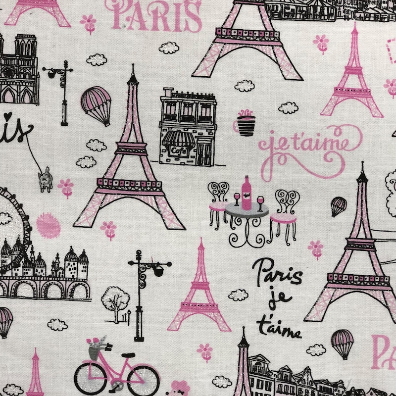 Paris Fabric - Etsy