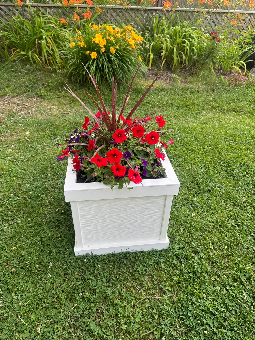 PVC FLOWER POTS 16”by16” - Etsy