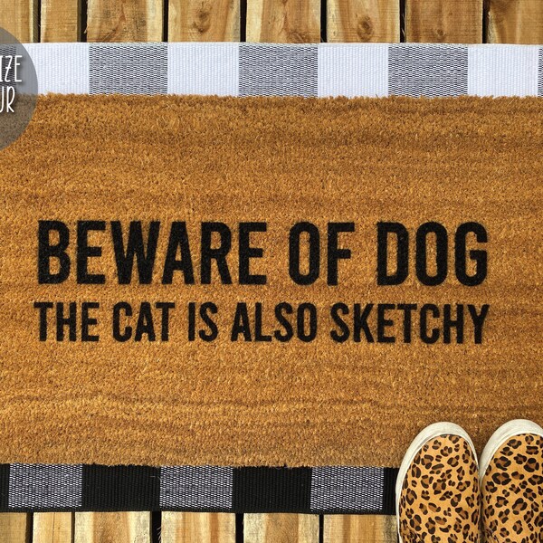 Funny Dogs Doormat - Etsy