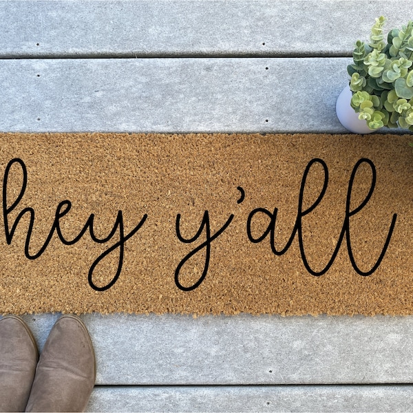 Hey There Door Mat - Etsy