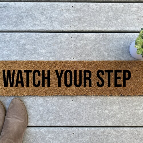 Watch Your Step Caution Step Sign Practical Home Decor - Etsy