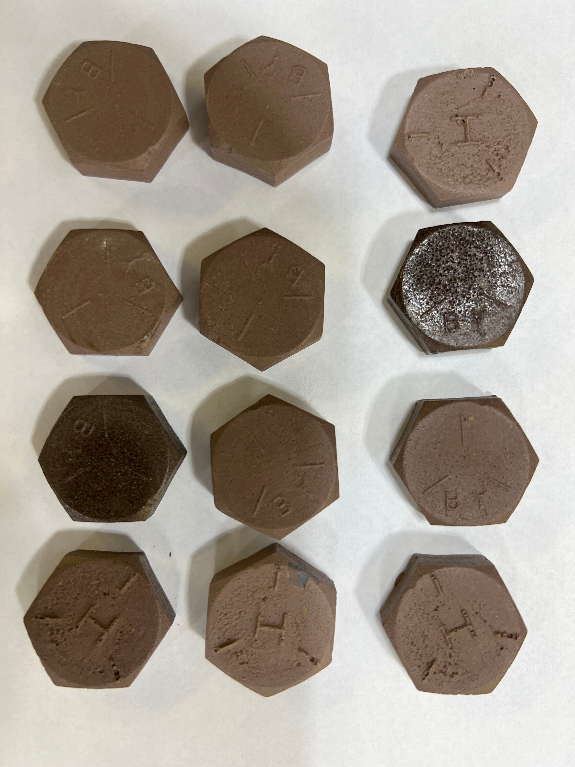 Set of 12 Plastic HEX BOLT HEADS 1 Inch - Etsy