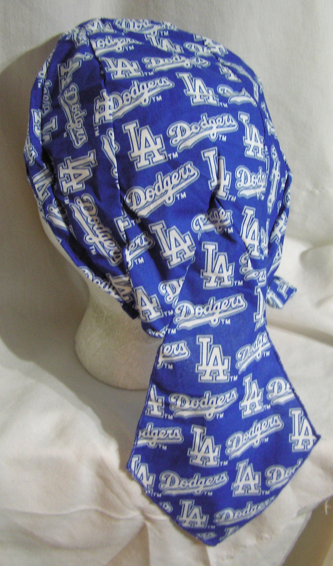 LA Dodgers Blue Du Rag Head Gear - Etsy