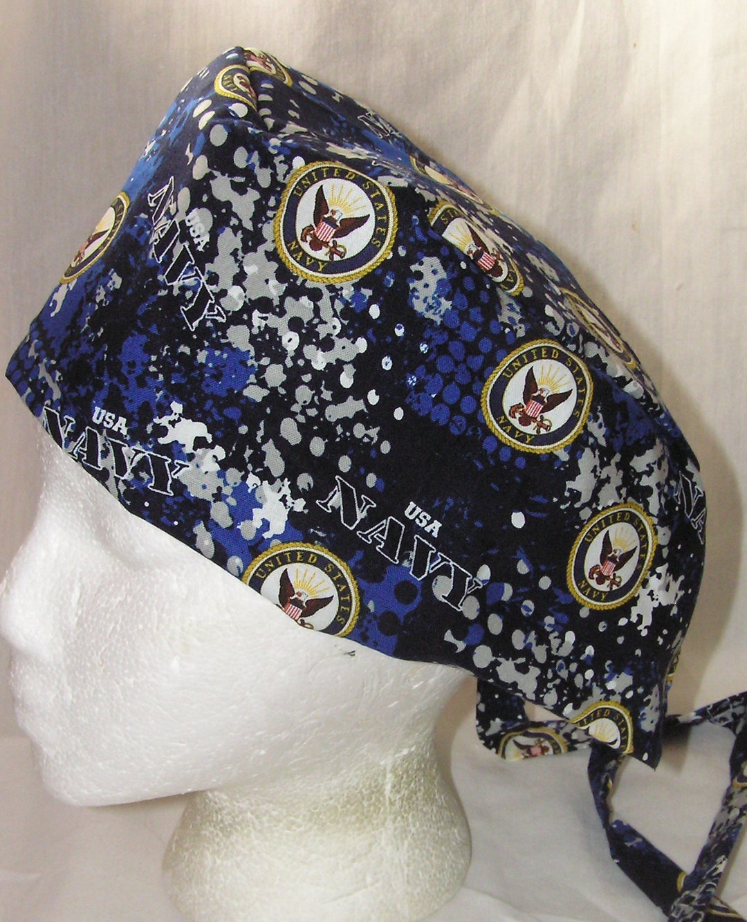 US Navy Camo Scrub Cap - Etsy