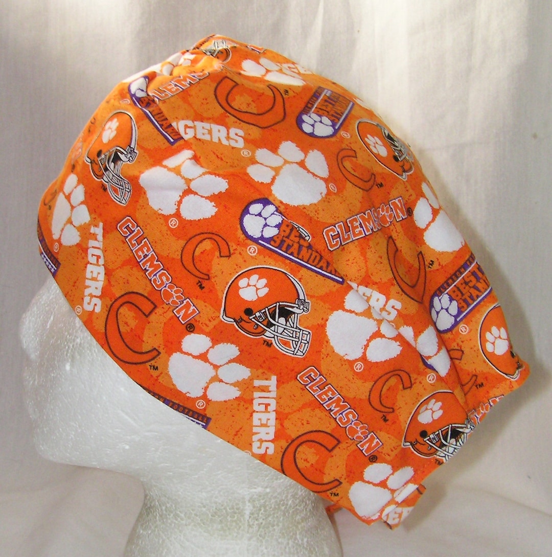 Clemson Tone Scrub Cap - Etsy