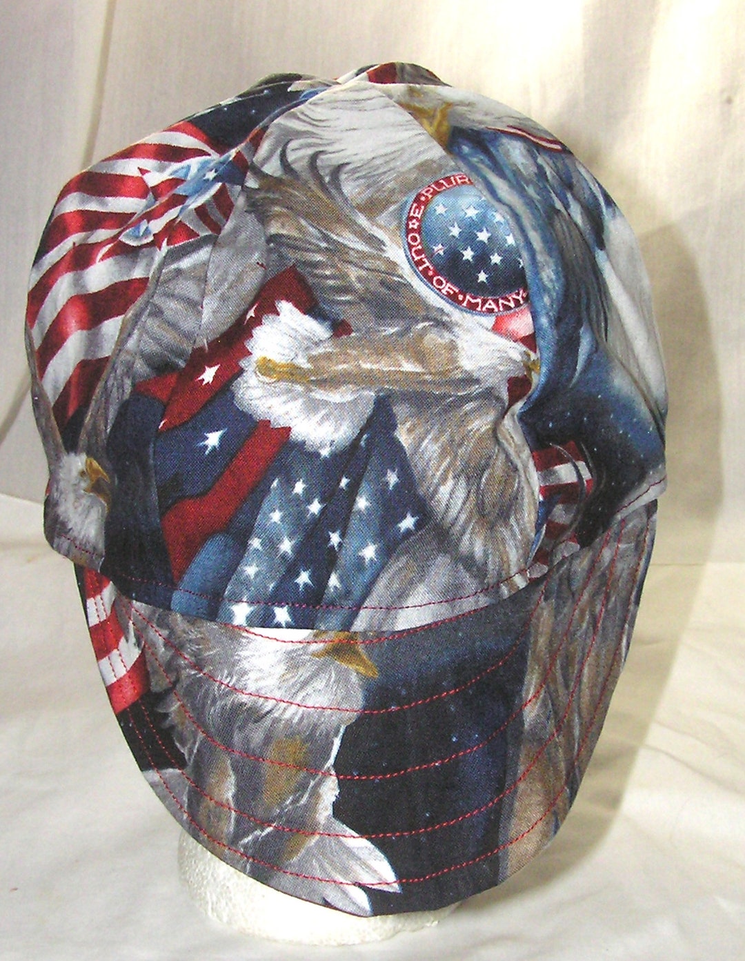 Patriotic Blue Eagles Welder Cap - Etsy