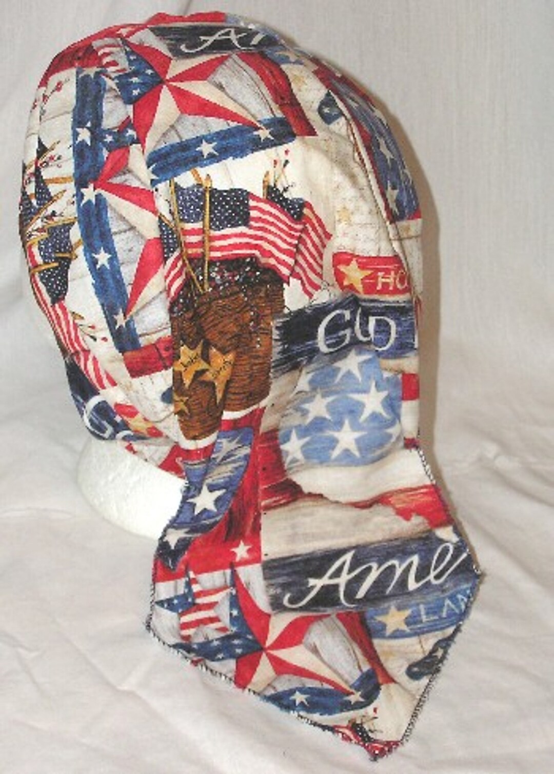 God Bless America Patriotic Symbols Du-rag - Etsy