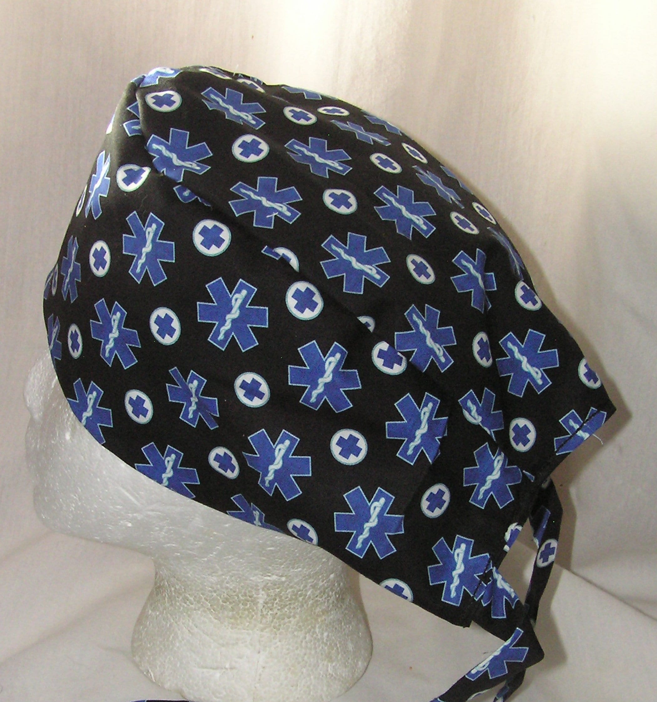 Black Dr Symbols Scrub Cap - Etsy