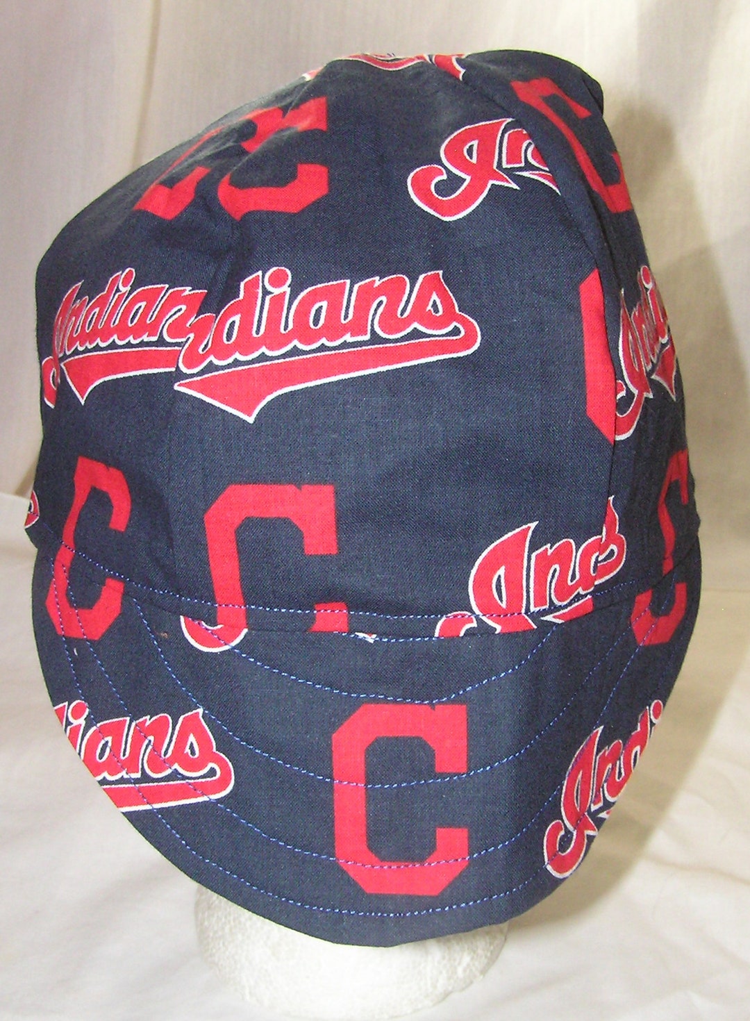 Cleveland Indians Blue Welder Cap - Etsy