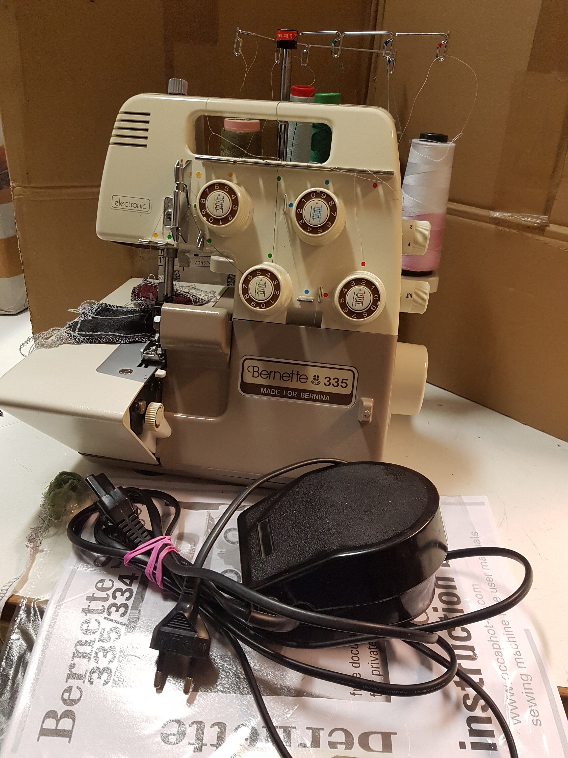 Bernina Bernette 335, 5 Thread Safety Overlock - Etsy