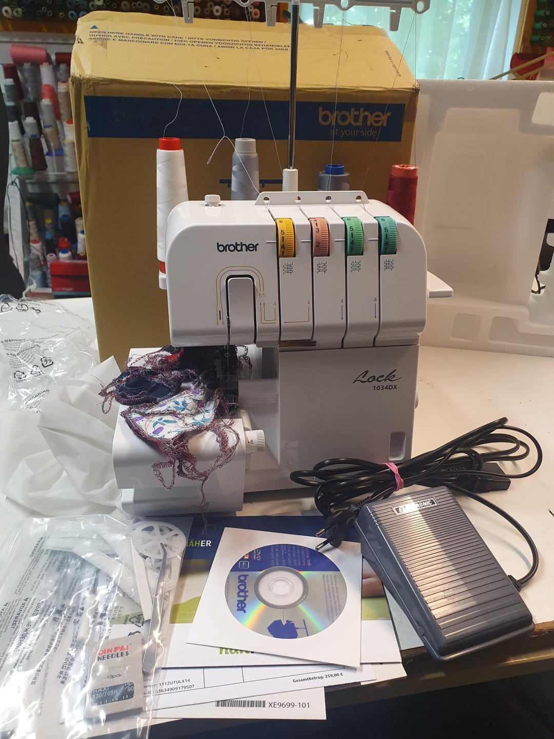 Overlock Brother 1034DX, Differential, 3/4 Thread - Etsy