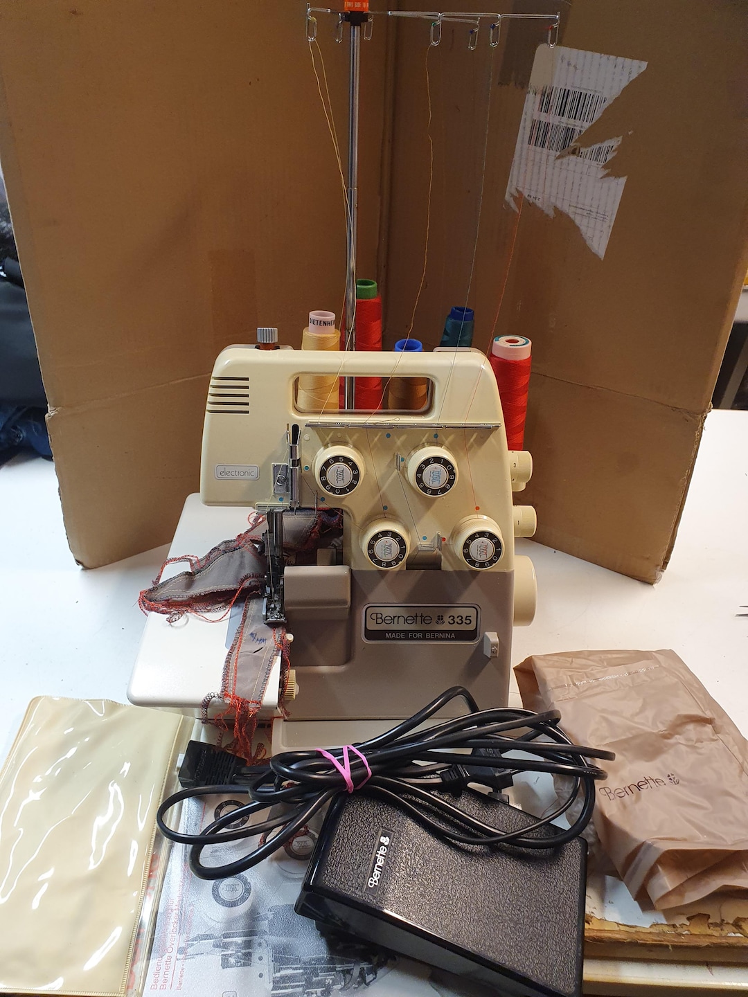 Bernina Bernette 335, 5 Thread Safety Overlock - Etsy