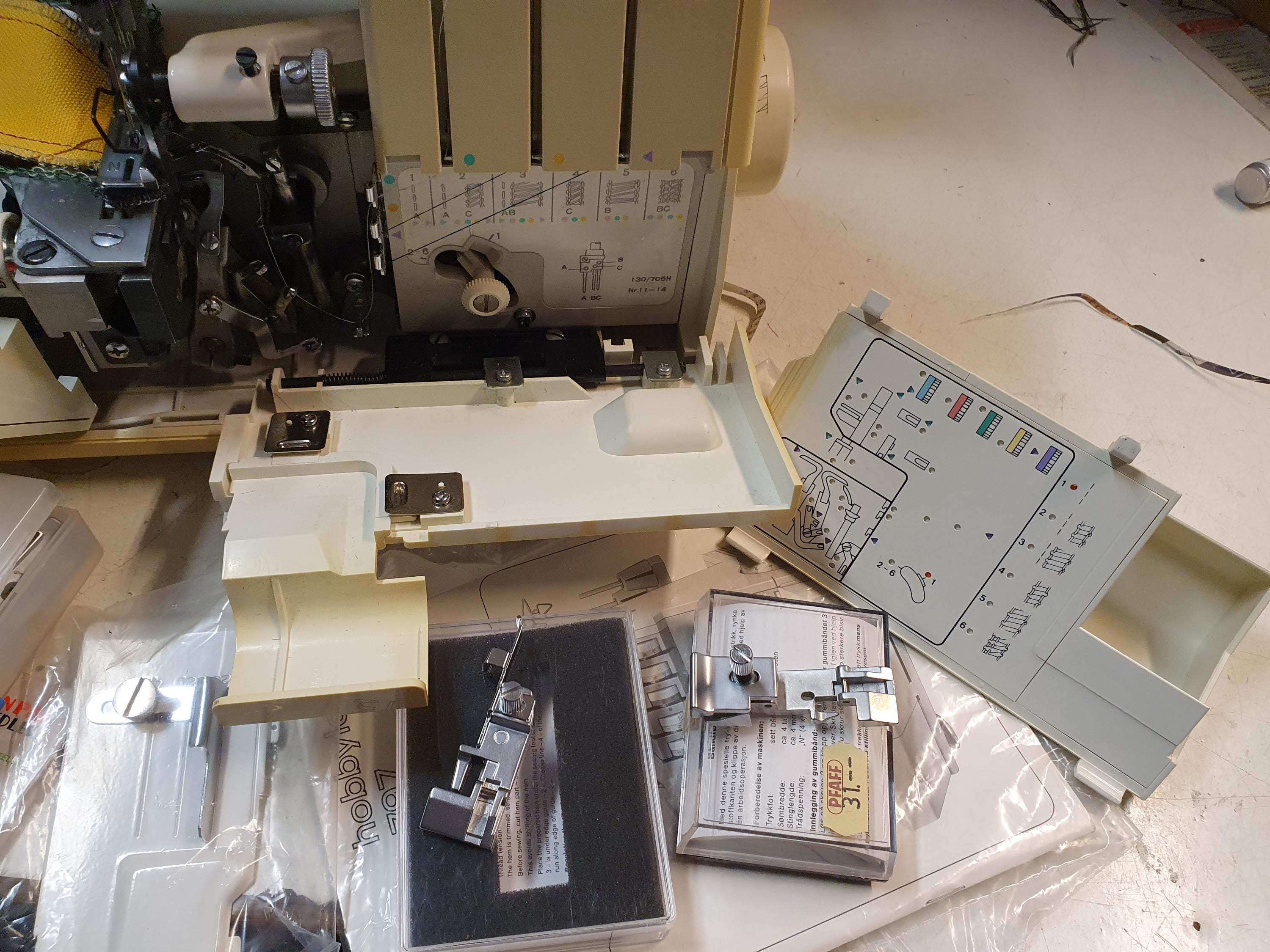 Sewing Machine PFAFF Hobbylock 797 Overlock 3/4/5-thread, Safety ...