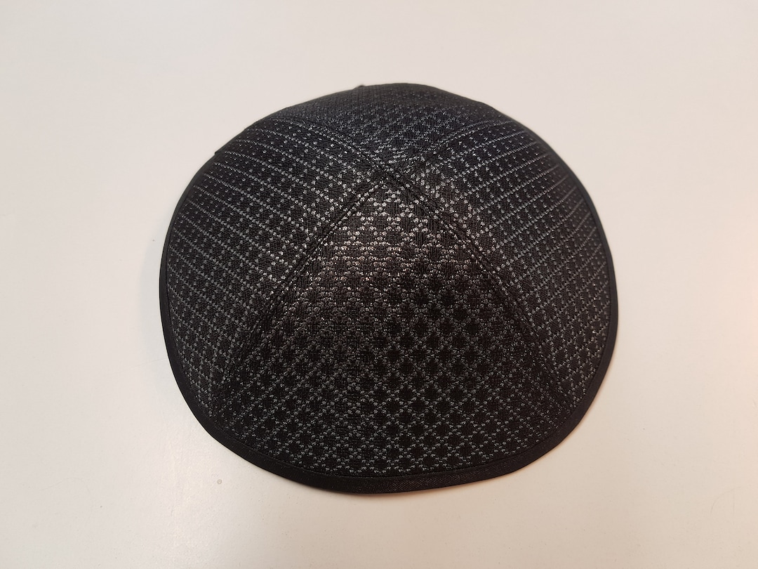 Kippa, Jarmulke, Kippah, Kipa Black 16-17 Cm - Etsy