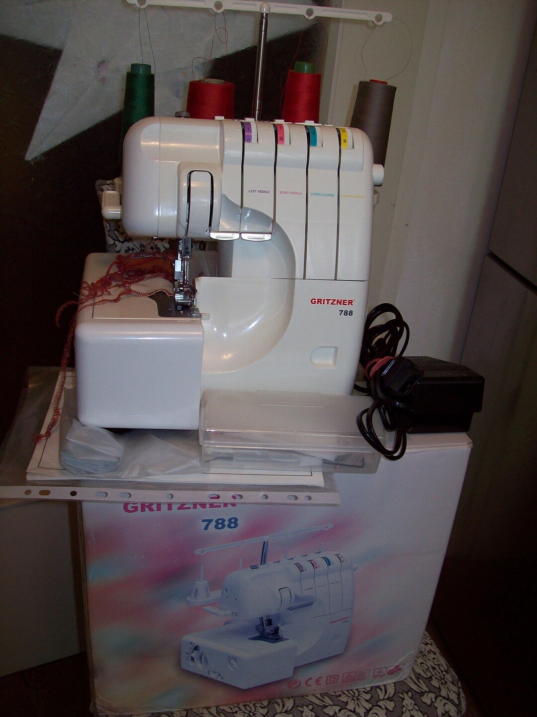 Overlock Gritzner 788 Sewing Machine 2/3/4 Thread, Differential ...