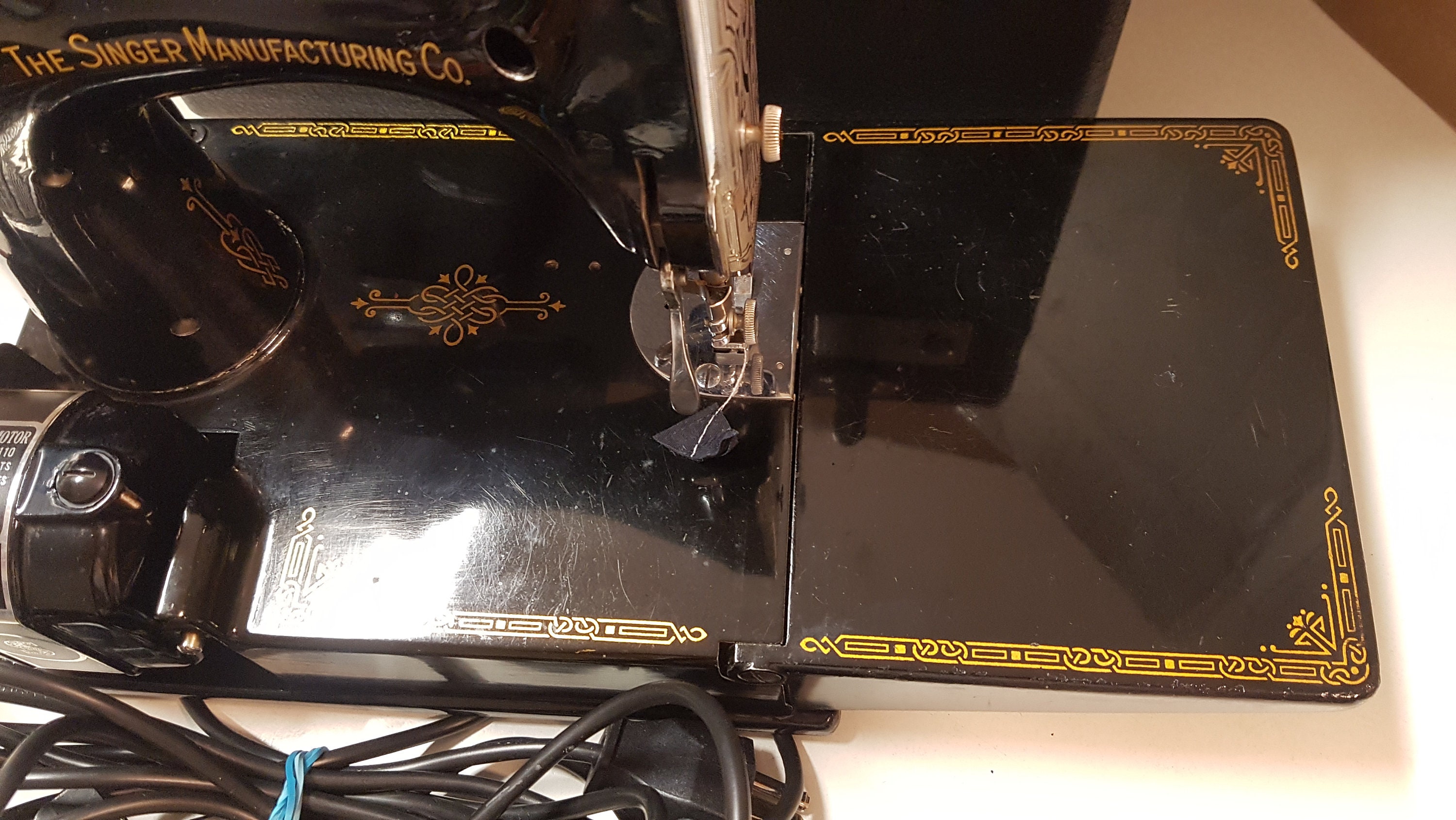 1939 Vintage Sewing Machine Singer 221, Motor 110V - Etsy Australia