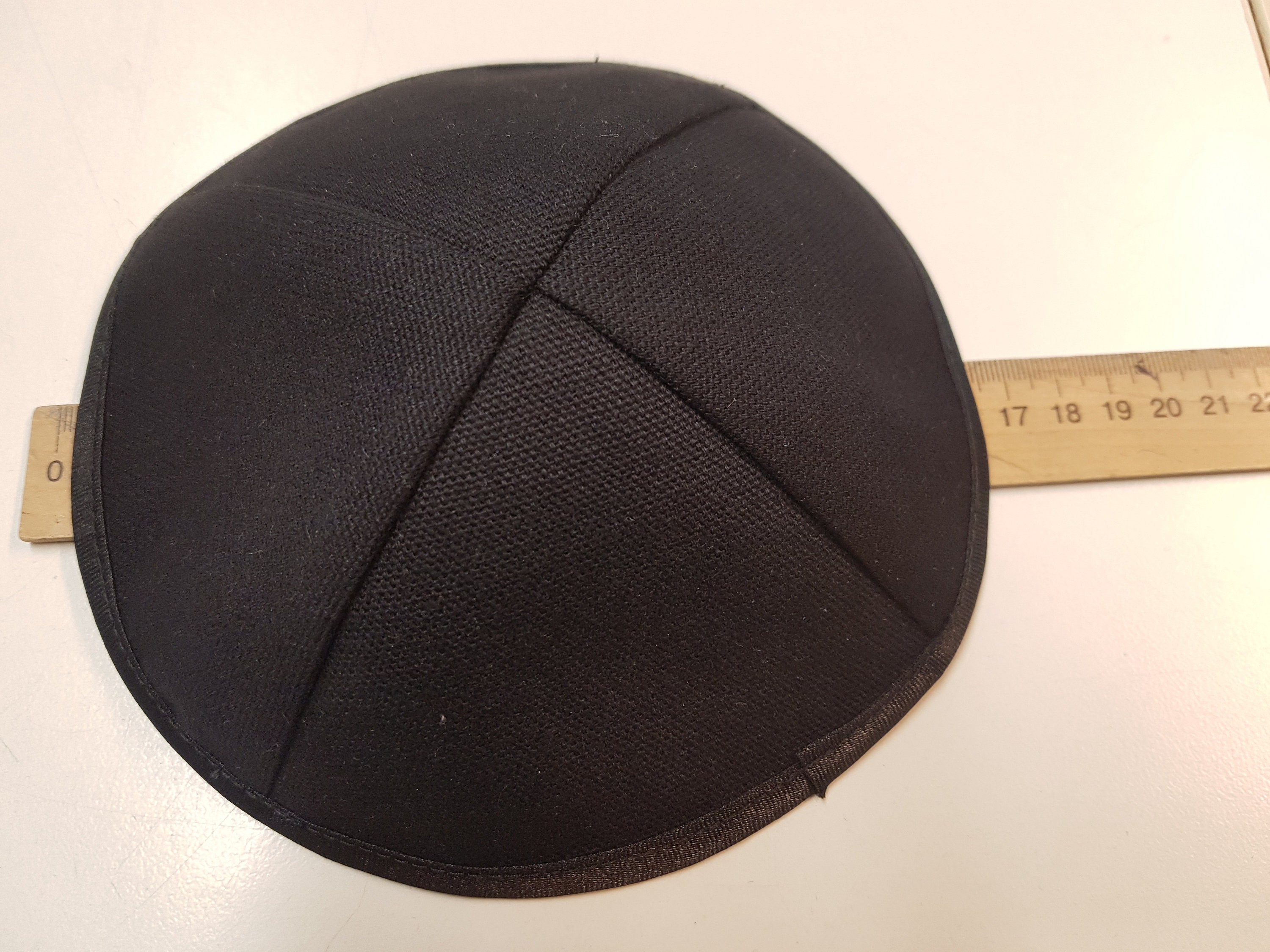 1x Kippa Jarmulke Kippah Kipa Black Cotton 16-17 Cm - Etsy UK