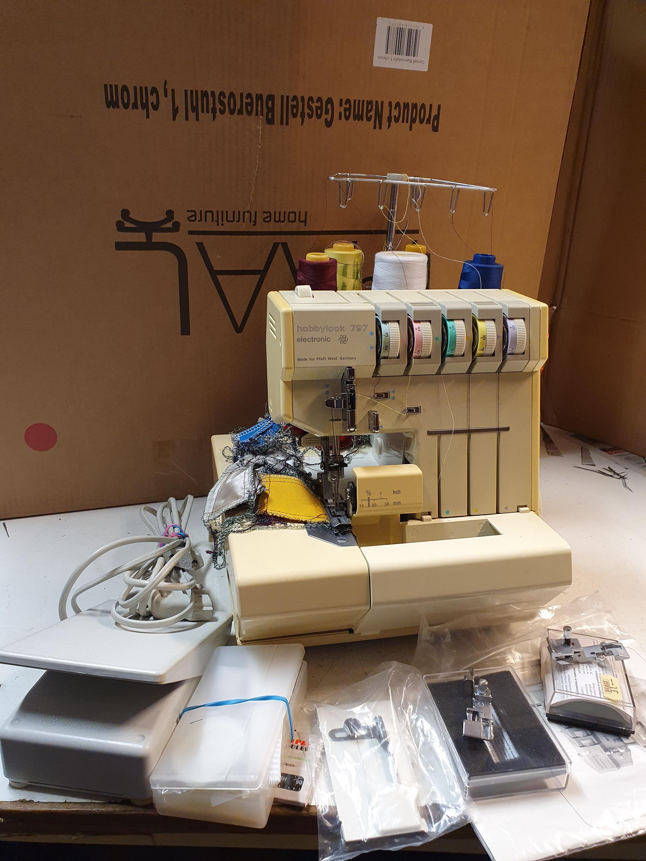 Sewing Machine PFAFF Hobbylock 797 Overlock 3/4/5-thread, Safety ...
