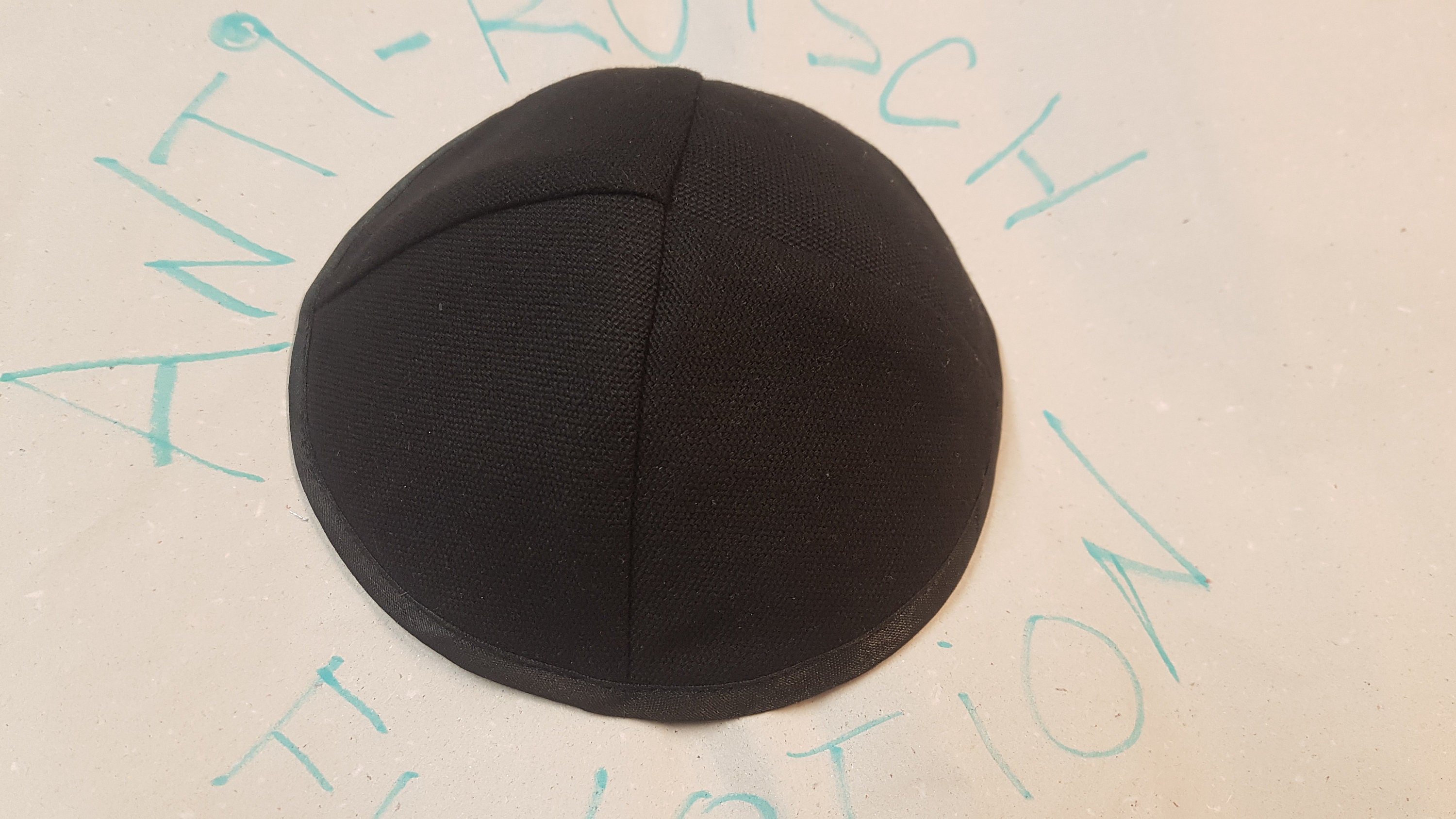 1x Kippa, Jarmulke, Kippah, Kipa for Bald, Anti-slip Function, Black ...