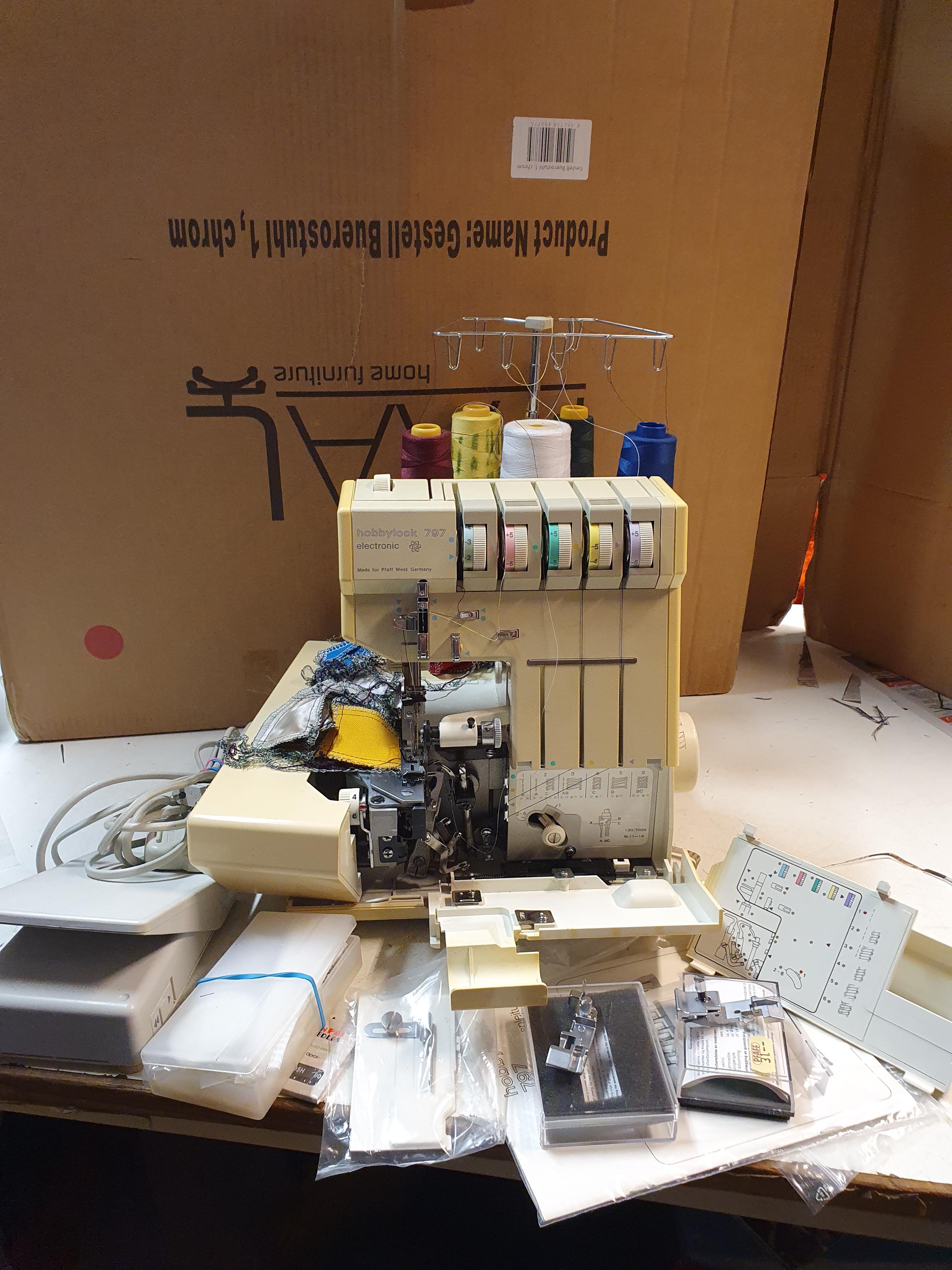 Sewing Machine PFAFF Hobbylock 797 Overlock 3/4/5-thread, Safety ...