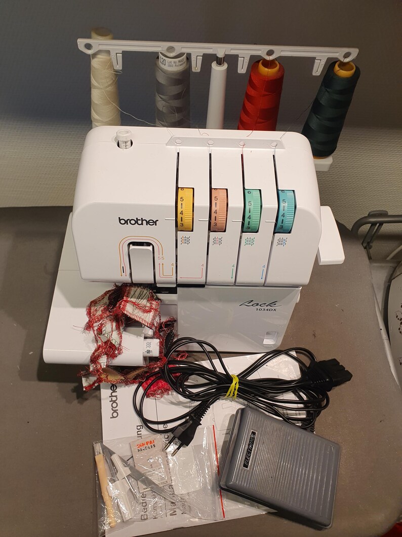 Overlock Brother 1034DX,Differential, 3/4 Faden - Etsy Österreich