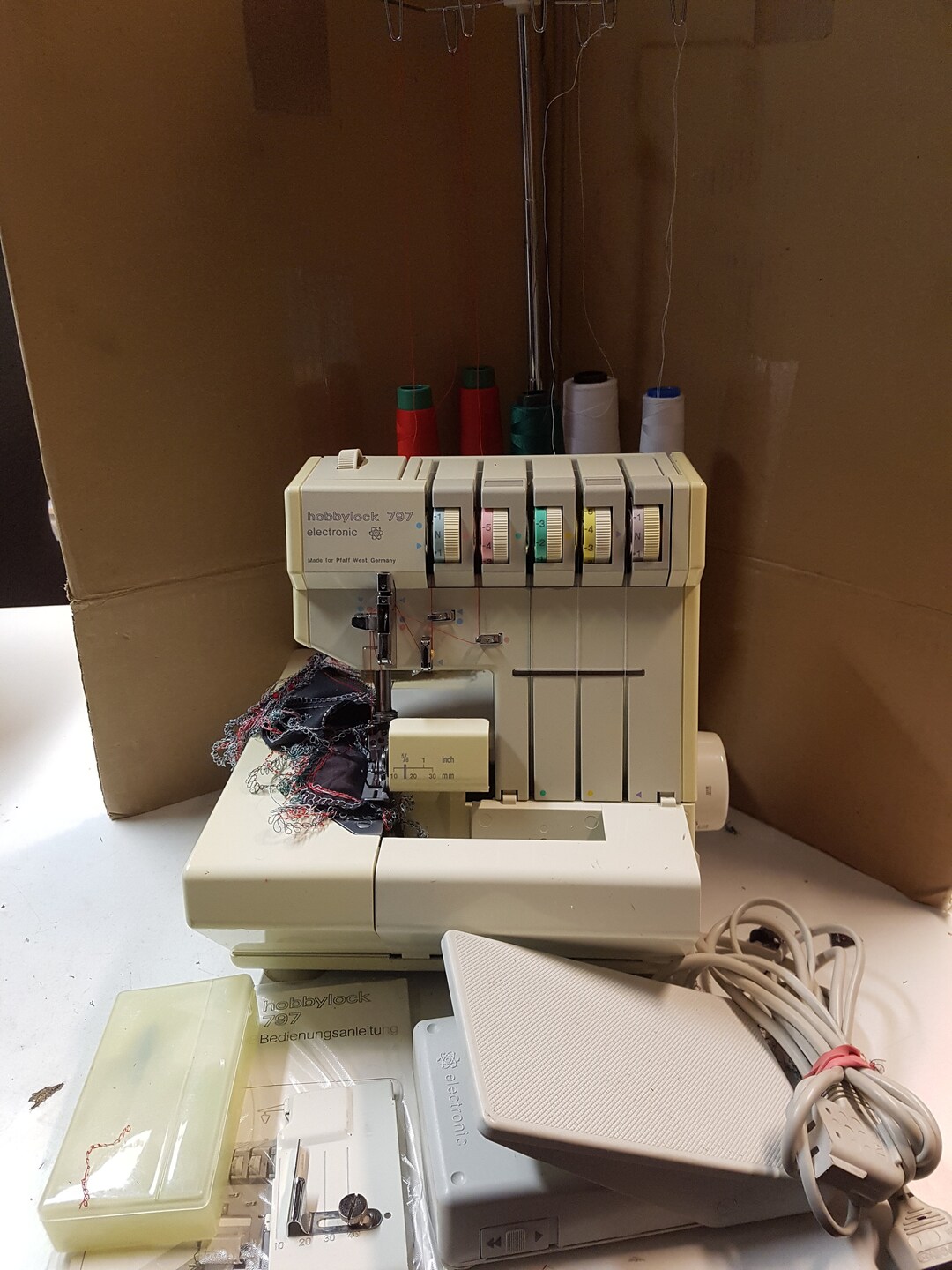 Sewing Machine PFAFF Hobbylock 797 Overlock 3/4/5-thread/safety ...