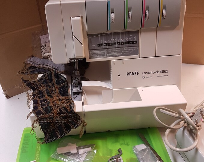 Combined Sewing Machine Overlock / Coverlock PFAFF 4862, 4 Threads ...