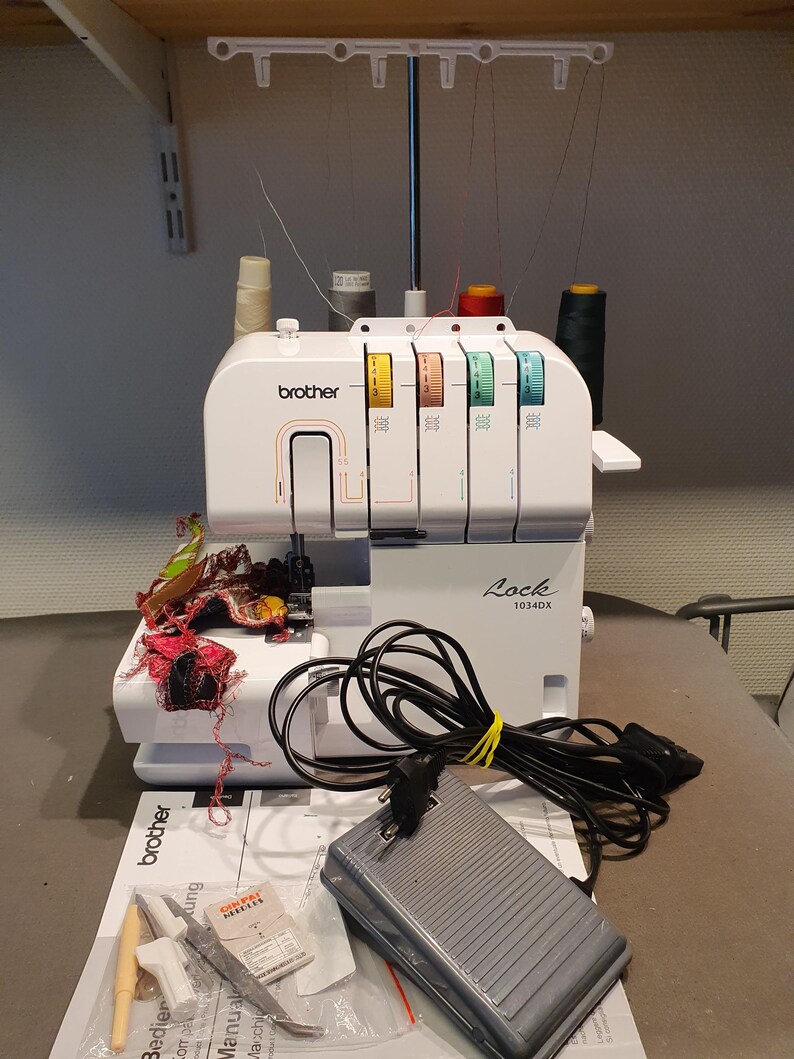 Overlock Brother 1034DX,Differential, 3/4 Faden - Etsy Österreich