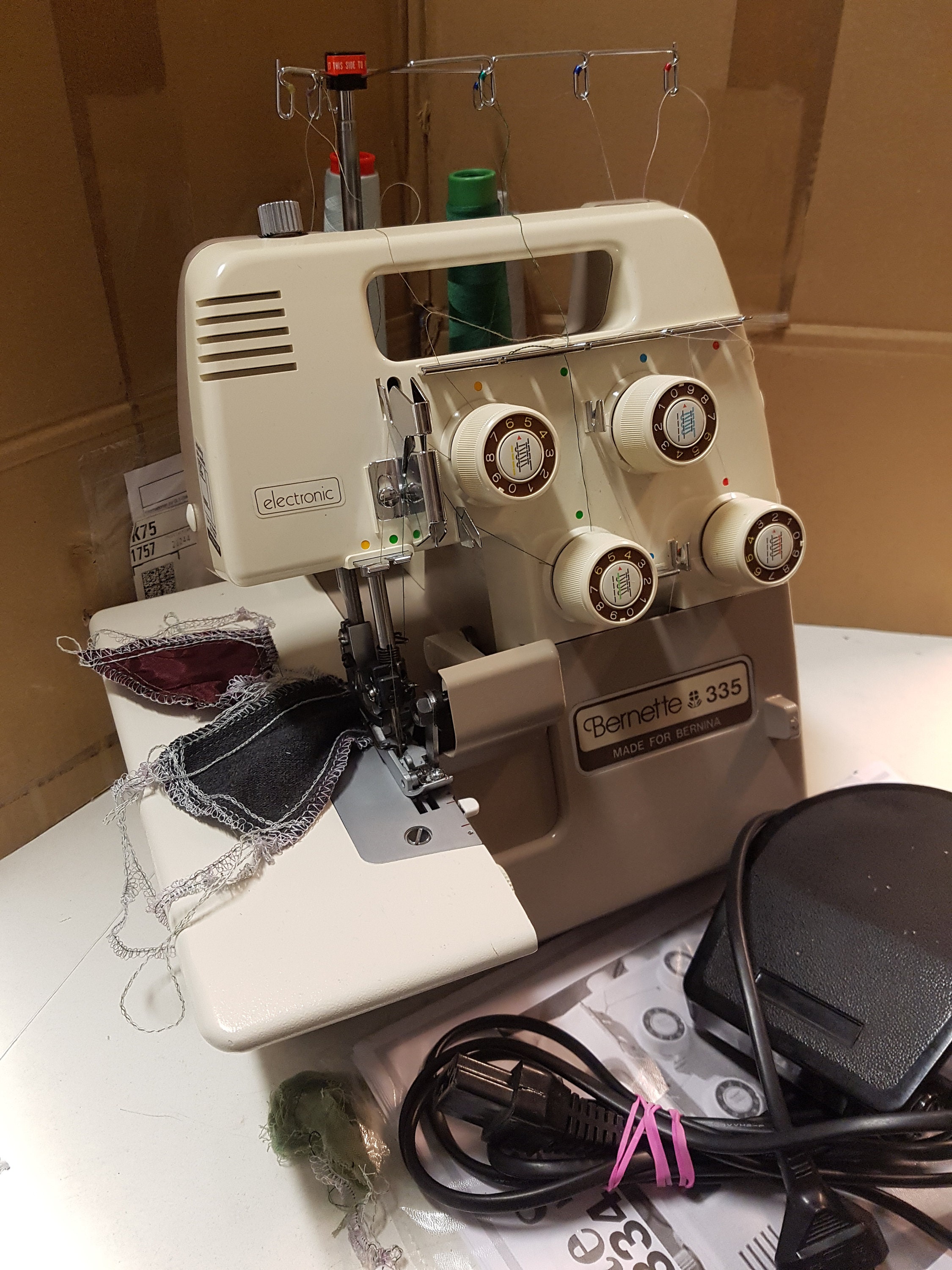 Bernina Bernette 335, 5 Thread Safety Overlock - Etsy