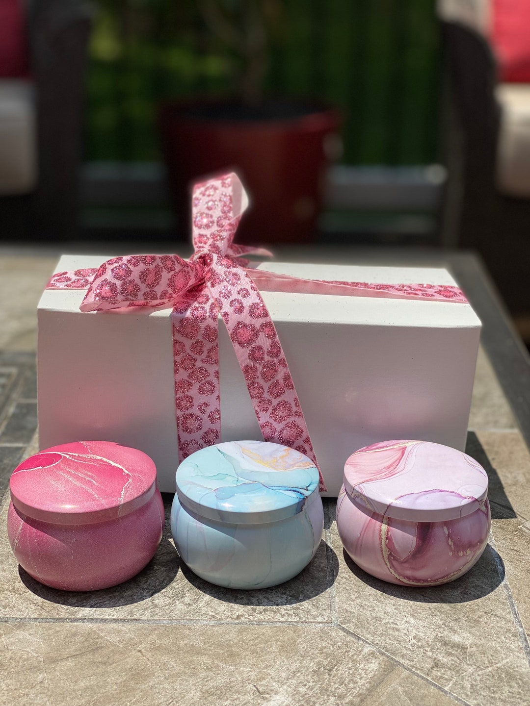 Candy Candle Tin Gift Set - Etsy