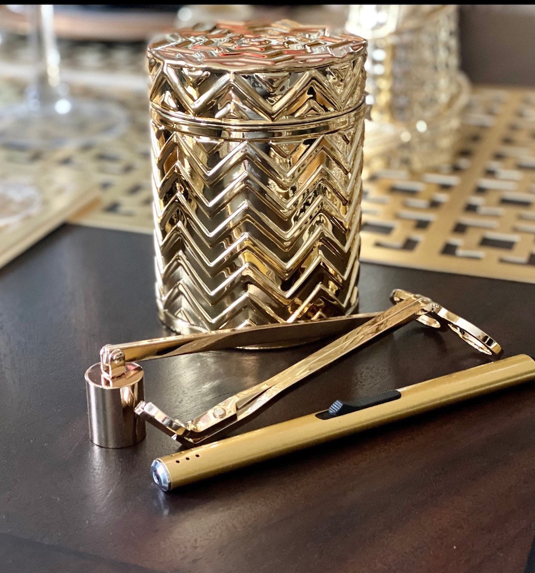 Luxury Monochromatic Candle Gift Set - Etsy