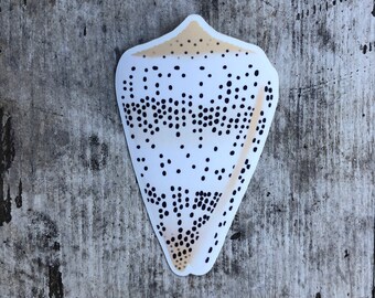 Cone Shell Sticker | Etsy