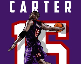 Vince Carter Dunk Poster | Etsy