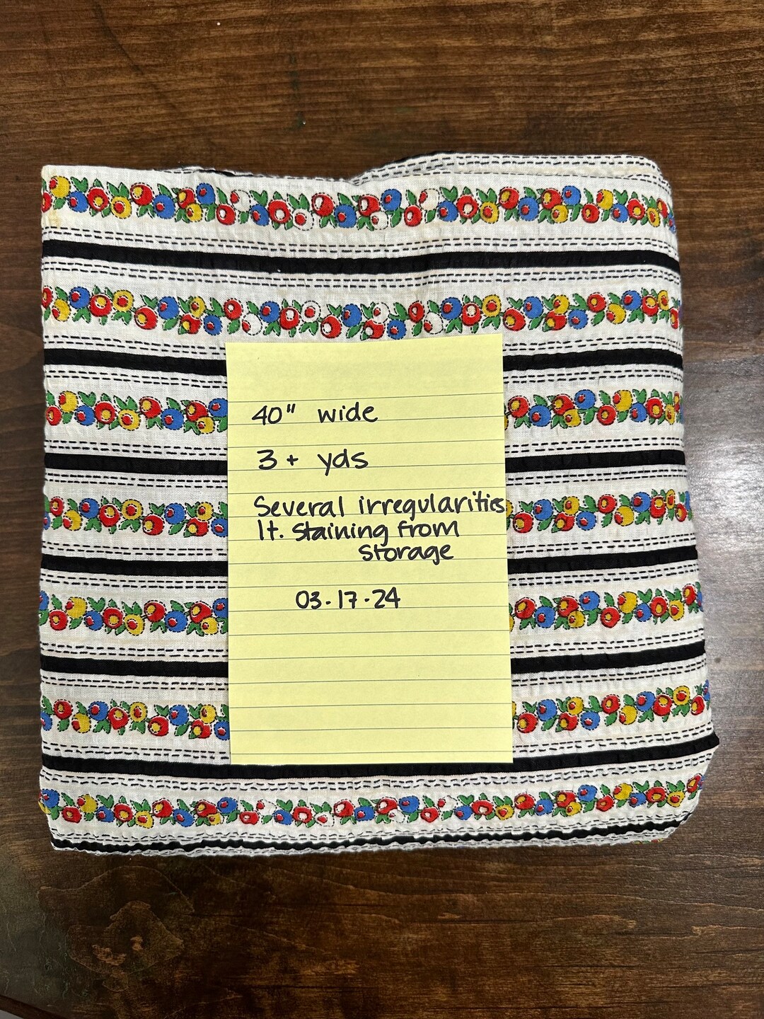 Vintage Seersucker Type Fabric - Etsy