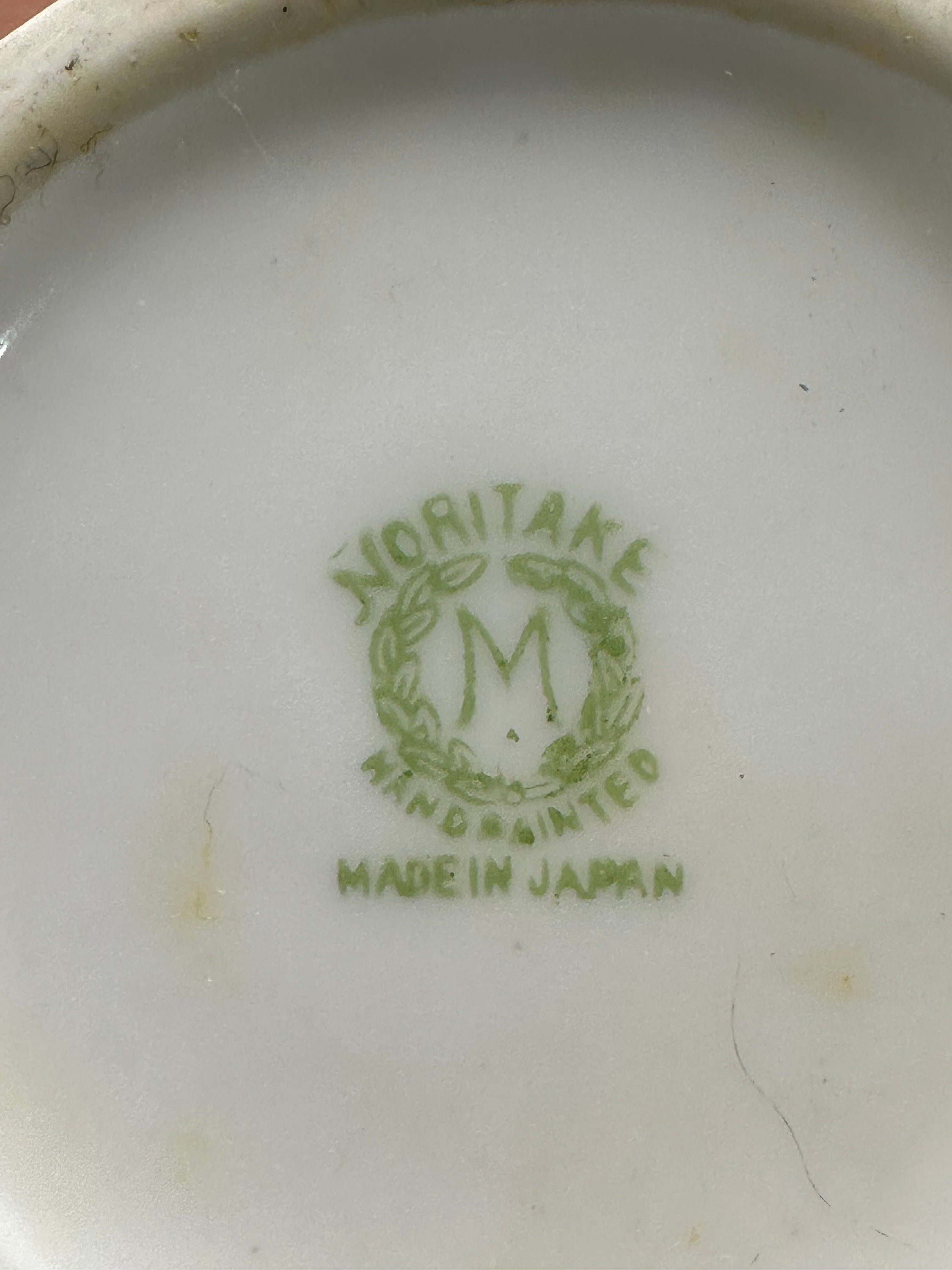 Vintage Noritake Morimura Porcelain Amber Lustre Gold Moriage Sugar and ...