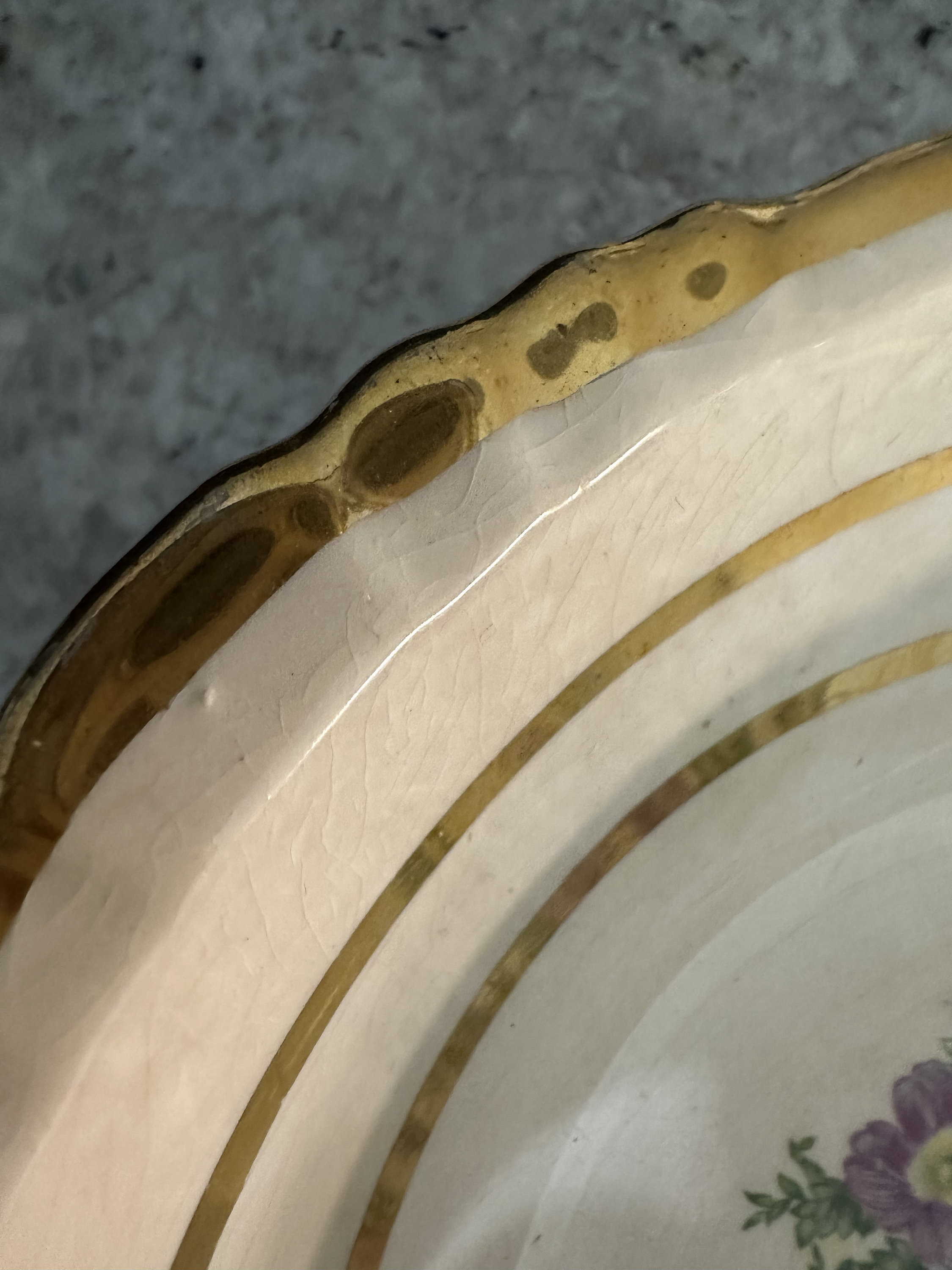 Paden City Pottery Co Royal China Bowl 22k - Etsy