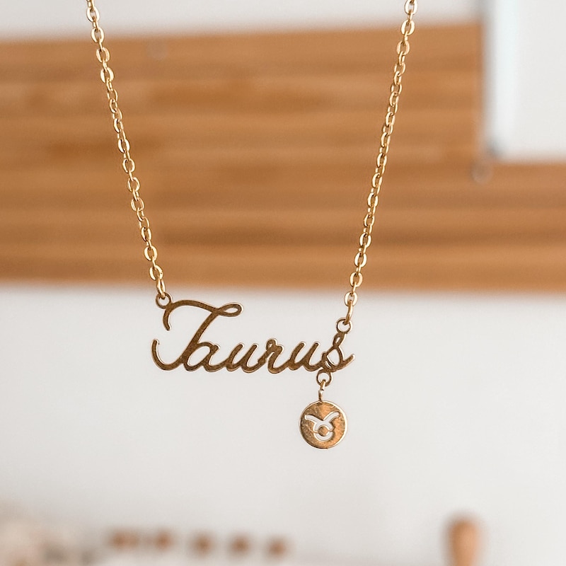 Taurus Necklace - Etsy