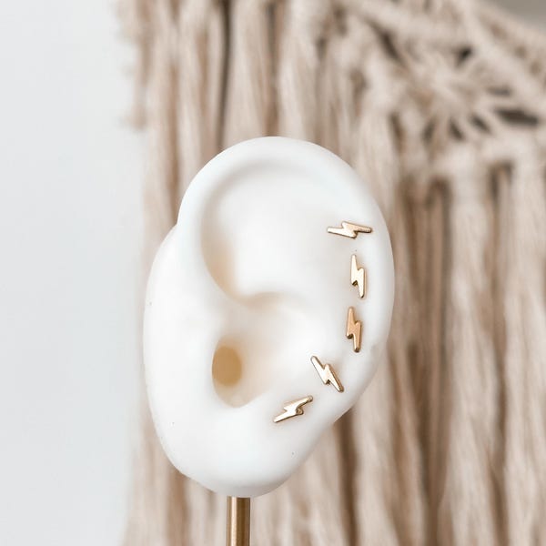 Lightning Earrings - Etsy