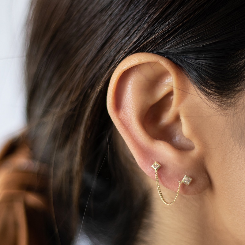 Double Ear Piercing - Etsy