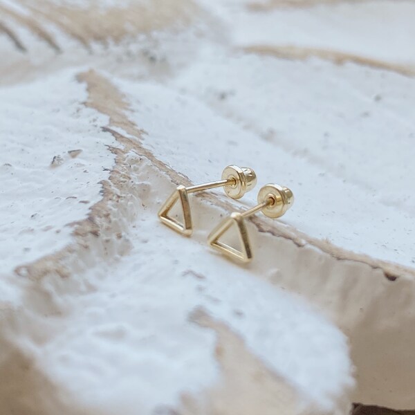 Triangle Earrings - Etsy